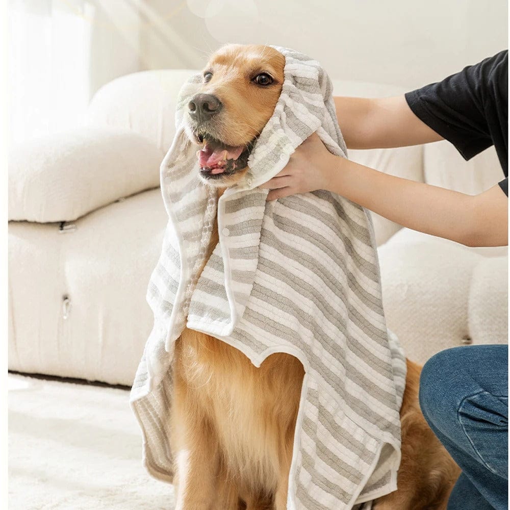Dog Drying Robe | Free Shipping | 5% Of All Sales To Charity – Bonnie Woof